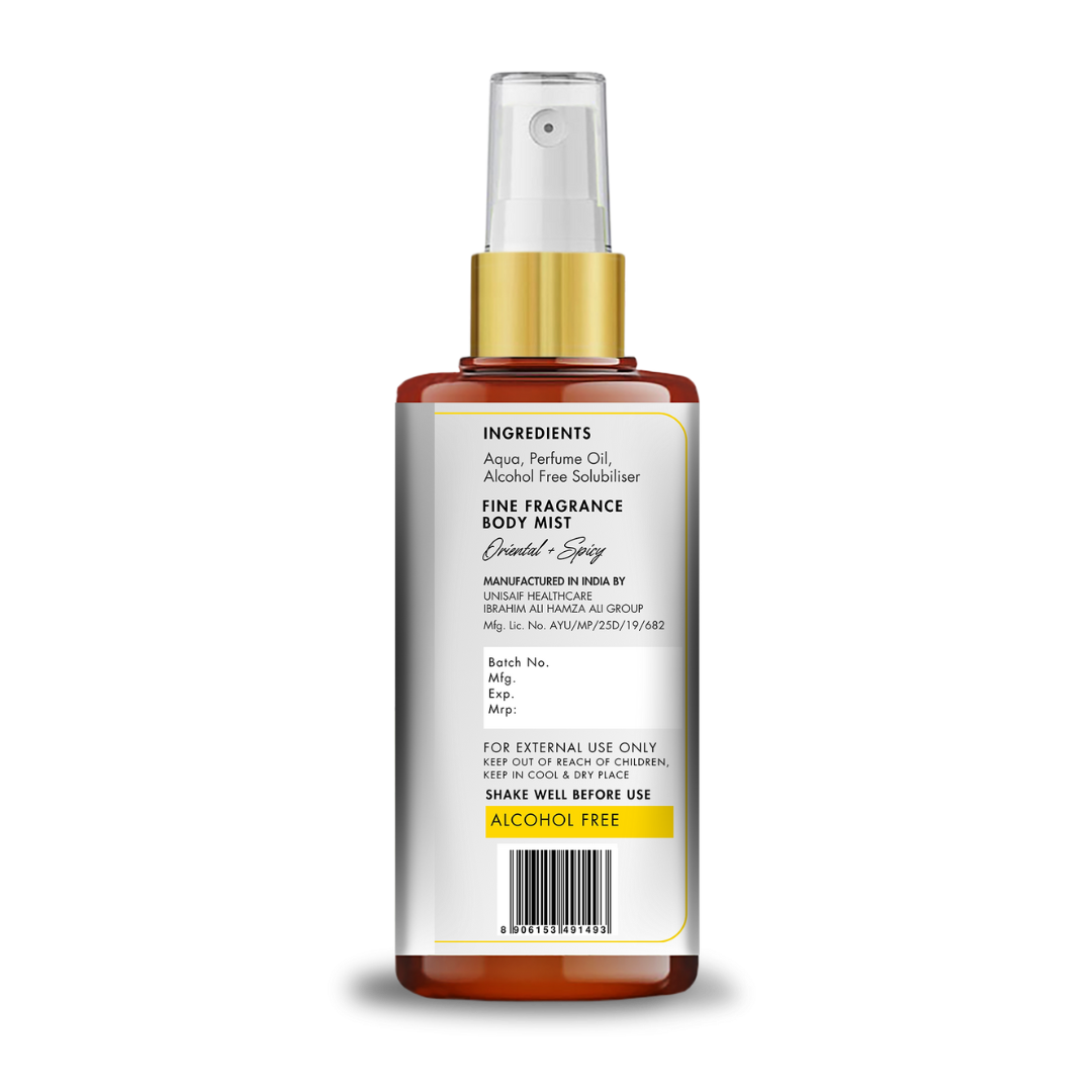 White Oud Body Mist 100ml – Unisaif